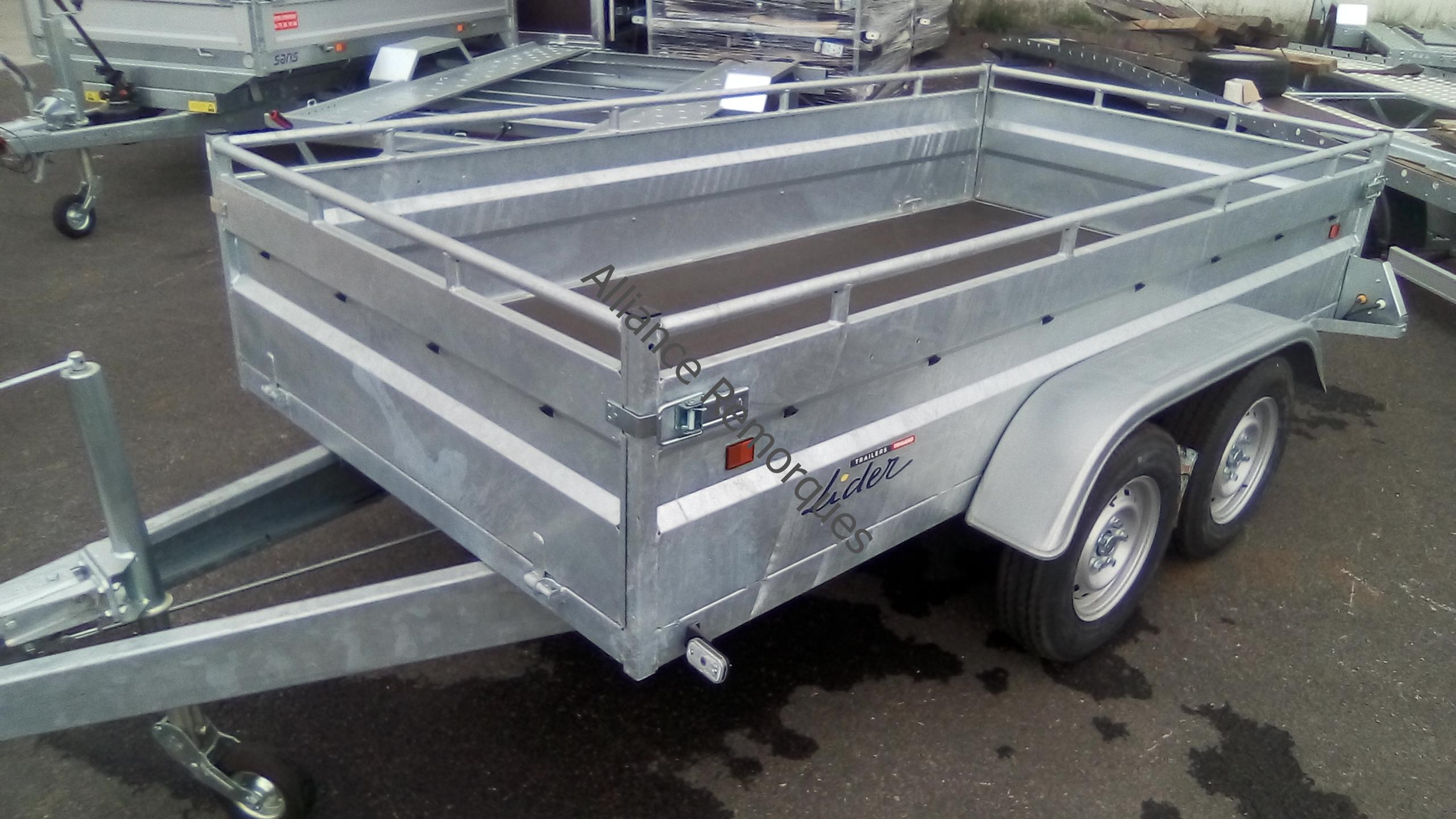 REMORQUE LIDER 1500 KGS ROBUST 40395 - Remorques Estérel